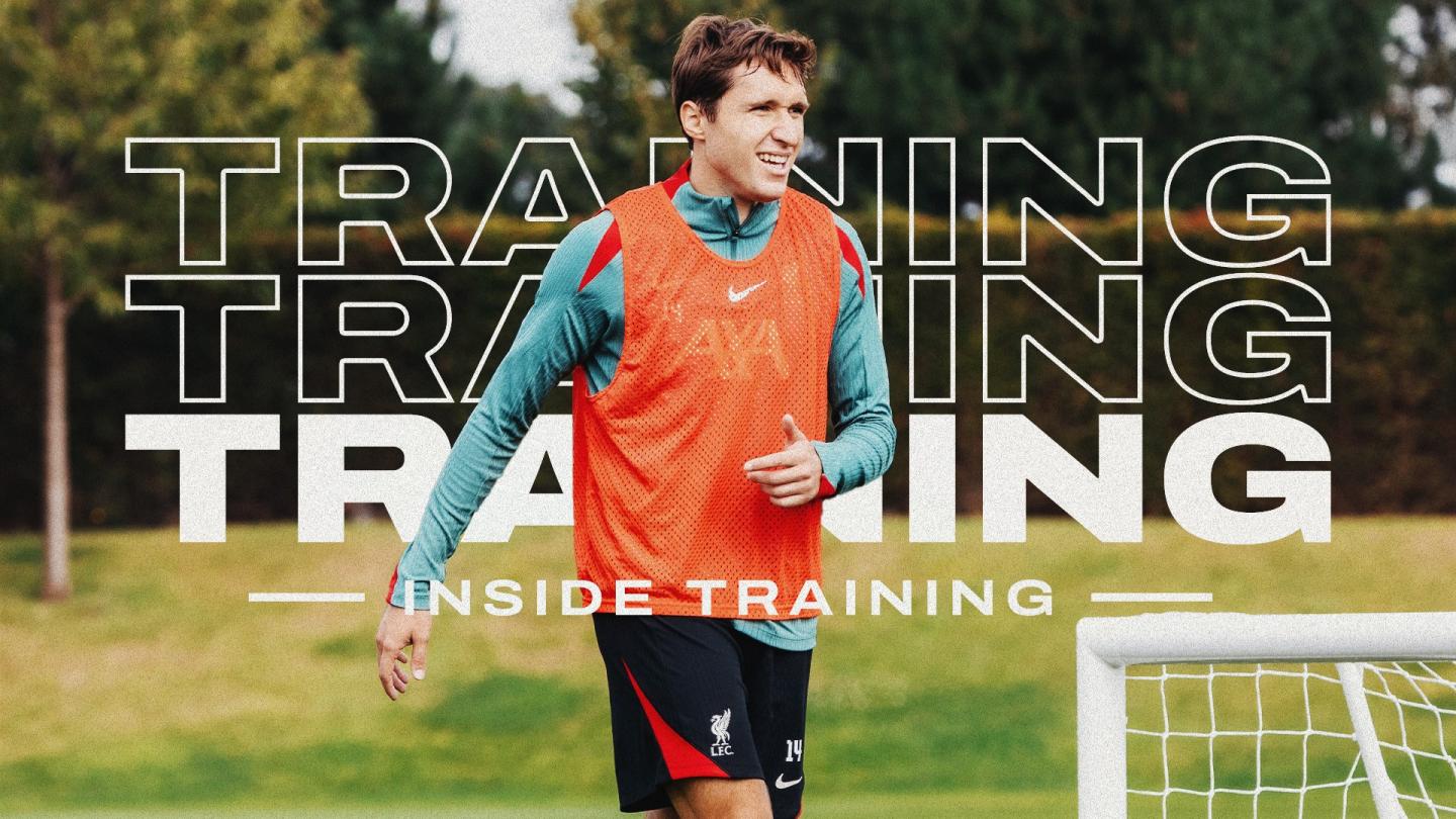 Inside Training: Federico Chiesa joins Liverpool U21s' session on ...