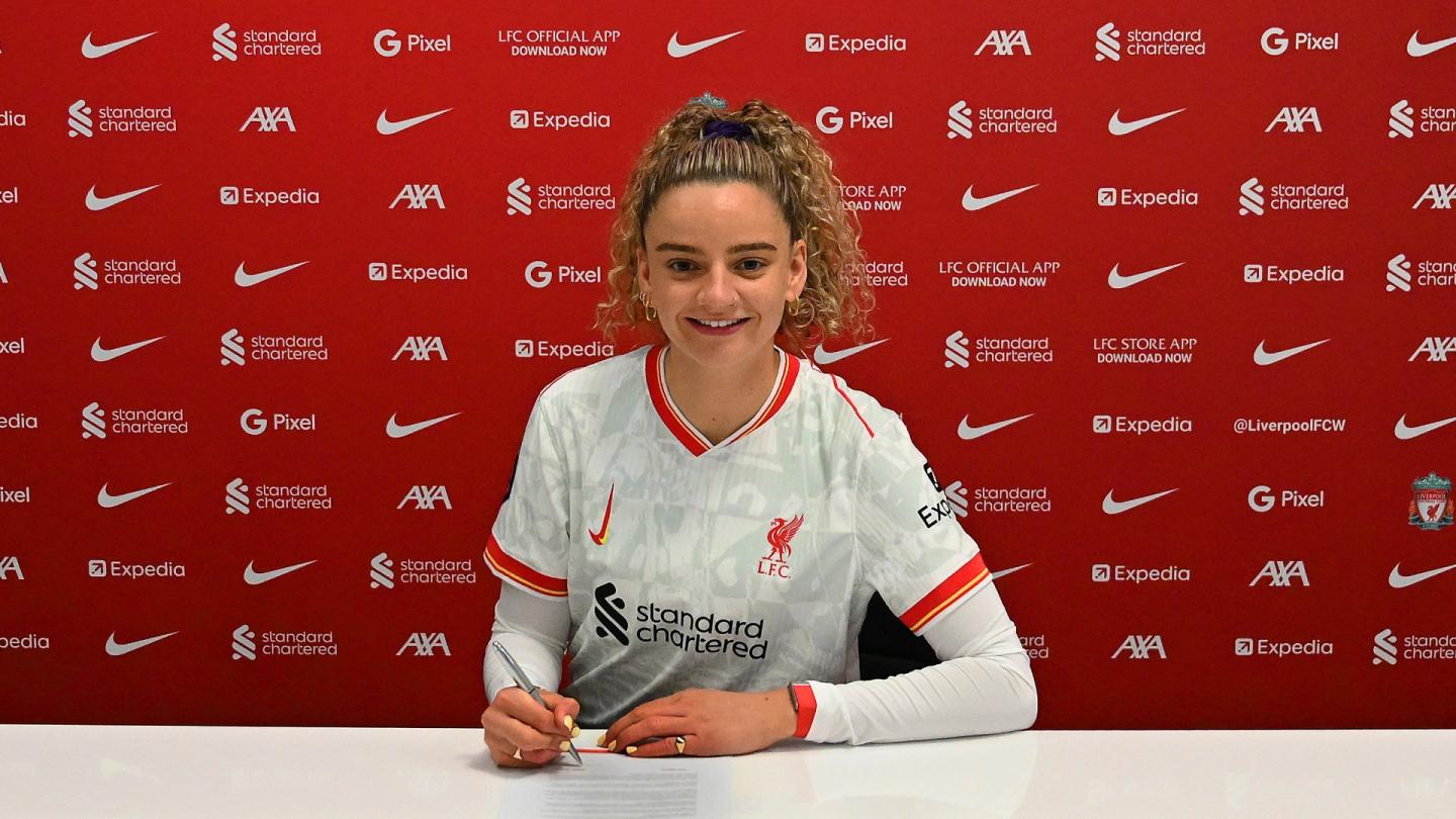 Leanne Kiernan signs new Liverpool FC Women contract - Liverpool FC
