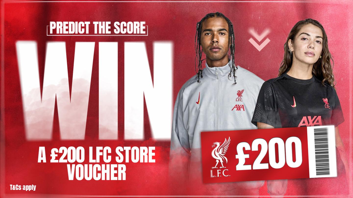 Competition: Predict the score of Liverpool v Chelsea - Liverpool FC
