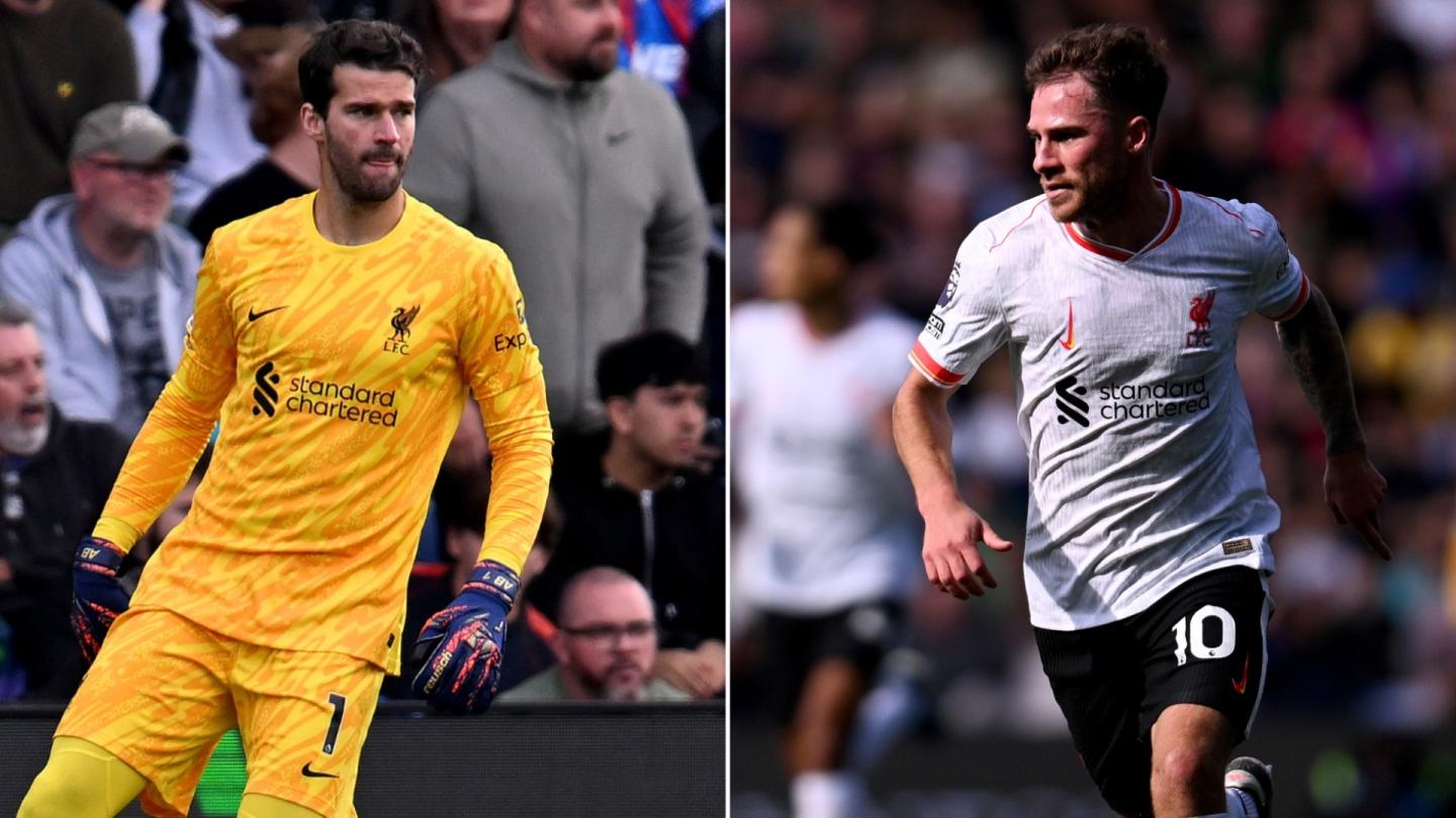 Alisson Becker and Alexis Mac Allister injury update - Liverpool FC