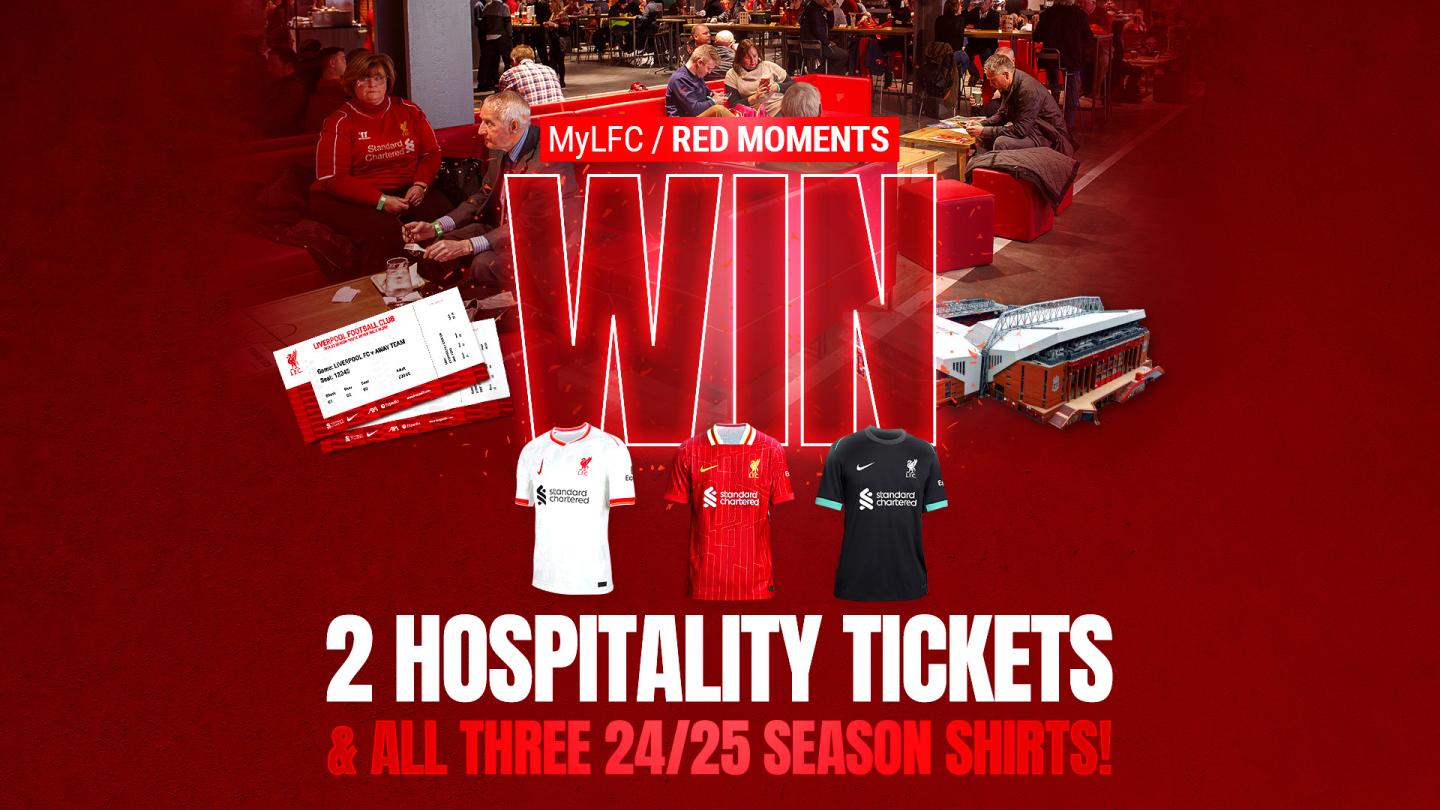 Competition: Win hospitality tickets and Liverpool shirts with MyLFC ...