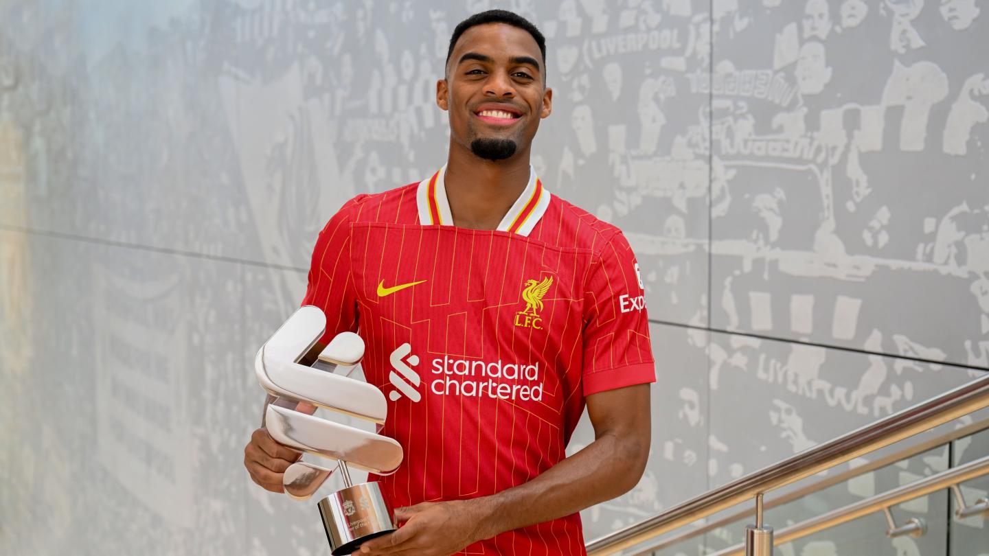 Ryan Gravenberch wins Liverpool's Men's Player of the Month for ...
