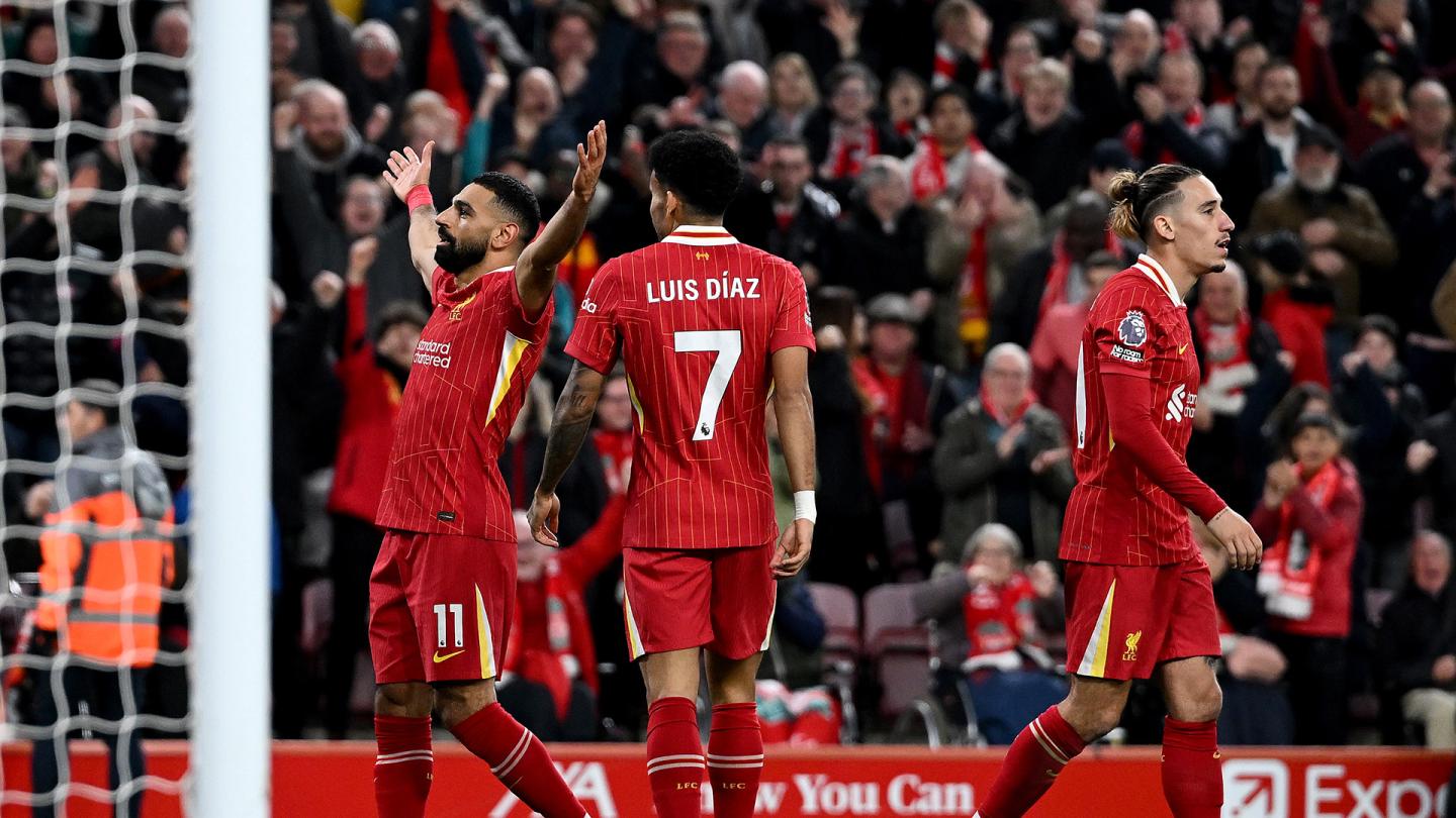Gakpo and Salah strike as Liverpool go top with turnaround against ...