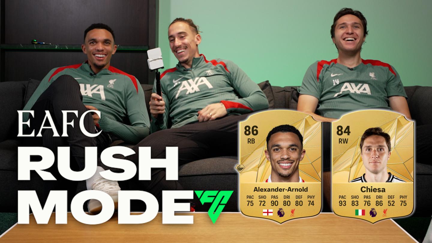 Watch: Trent v Chiesa in Rush Mode on EA SPORTS FC 25 - Liverpool FC