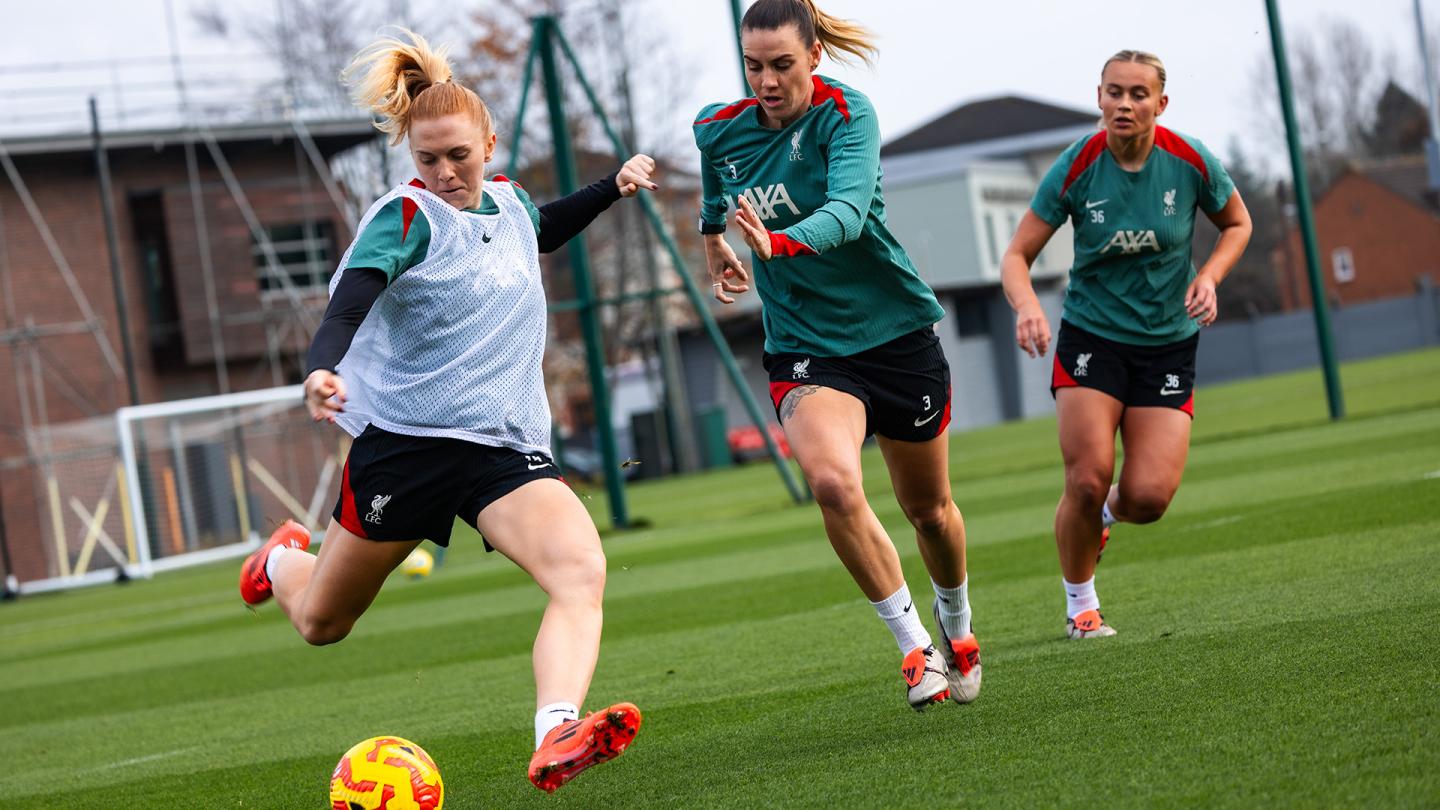 37 training photos as LFC Women prepare for Merseyside derby at Everton ...
