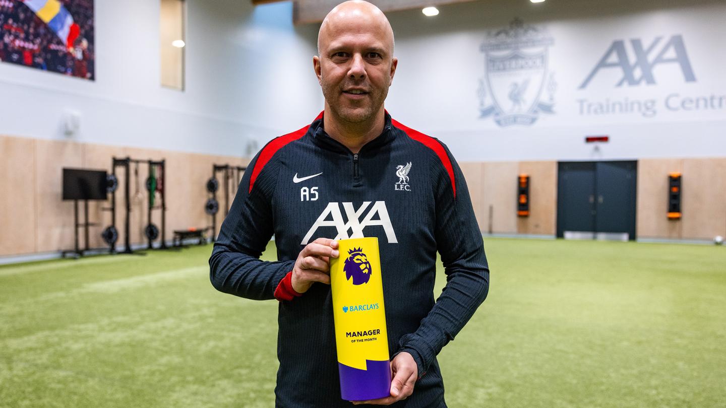 Arne Slot wins Premier League Manager of the Month for November ...