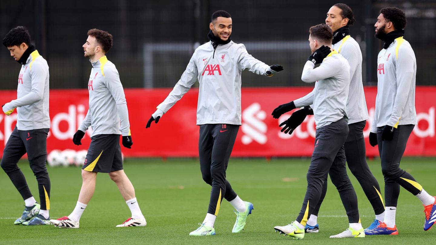 Watch again: Liverpool in Champions League training ahead of Girona ...