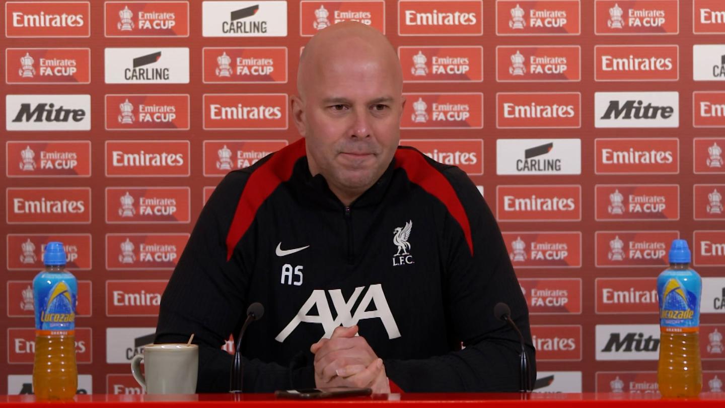 Arne Slot press conference: FA Cup tie v Accrington, rhythm, Elliott ...