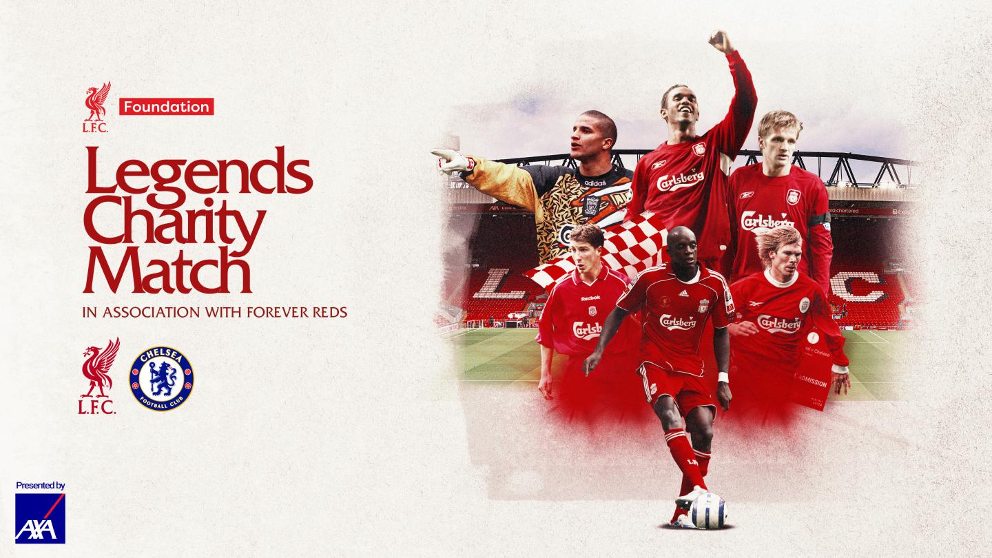 Six more players confirmed for legends charity match at Anfield ...