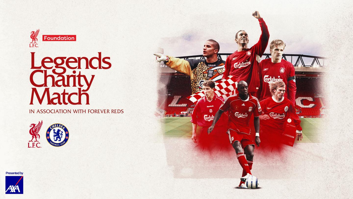 Six more players confirmed for LFC Foundation Legends clash - Liverpool FC