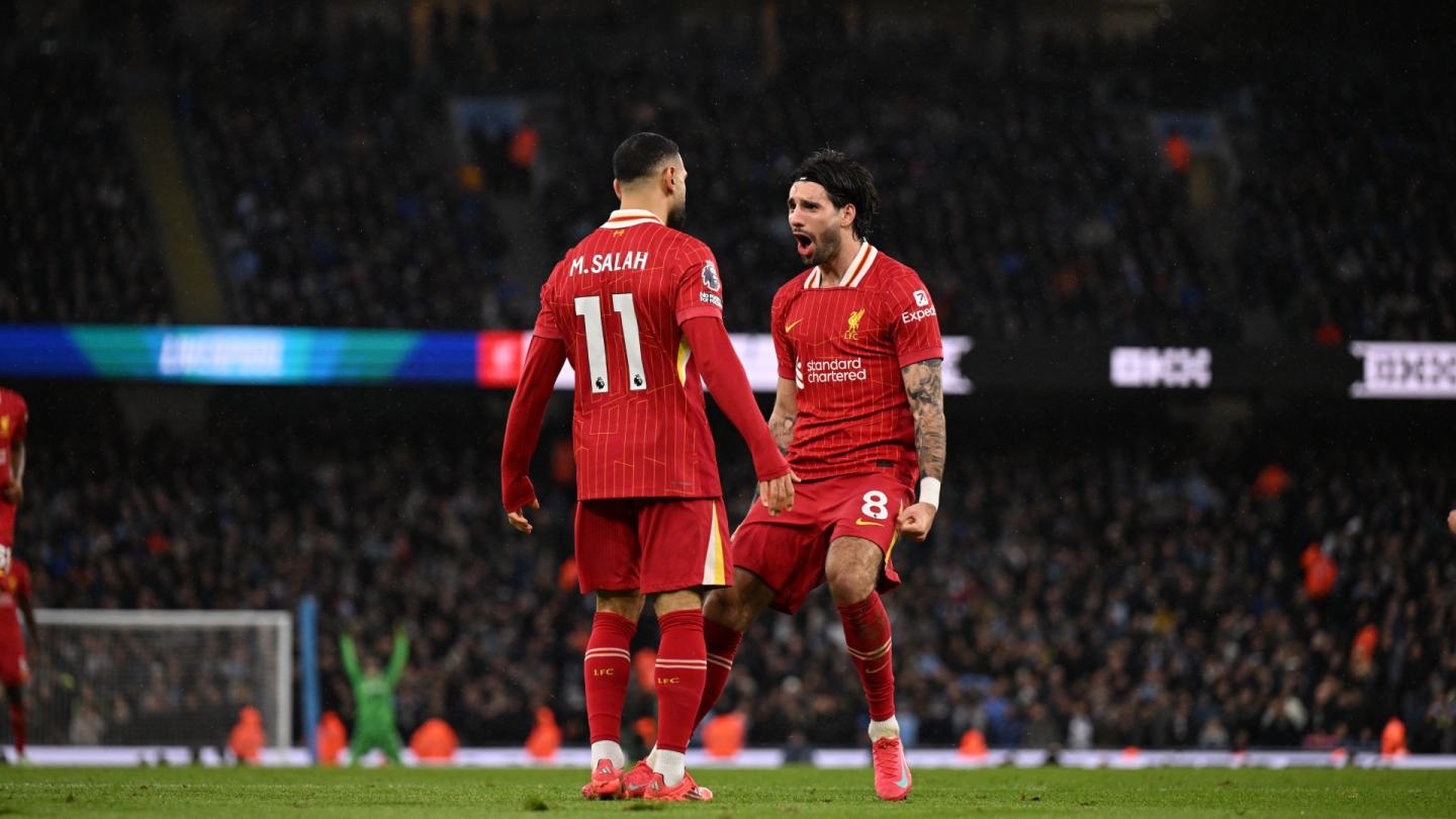 Man City 0-2 Liverpool: Salah and Szoboszlai goals send Reds 11 points ...