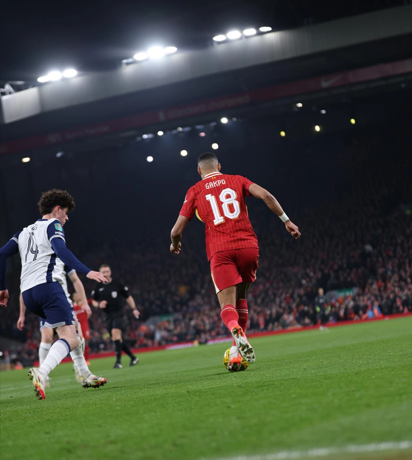 32 photos from Anfield as Liverpool reach Carabao Cup final in style ...