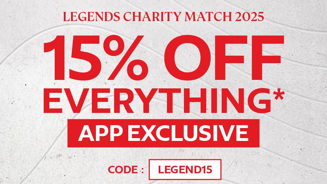 LFC Store app exclusive: Enjoy a 15% discount across legends weekend ...