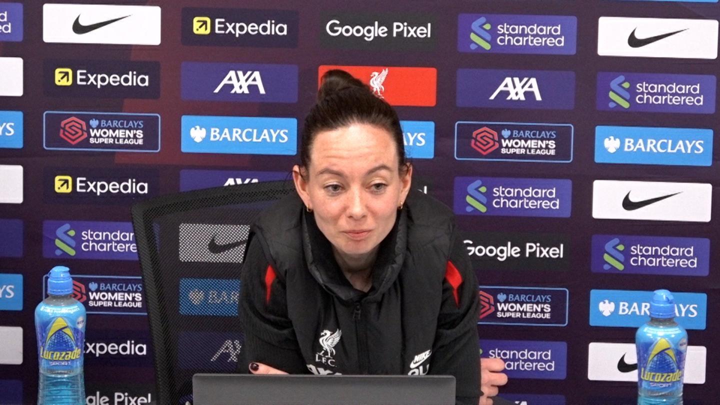 Press conference: Watch Amber Whiteley preview LFC Women v Man Utd at Anfield - Liverpool FC