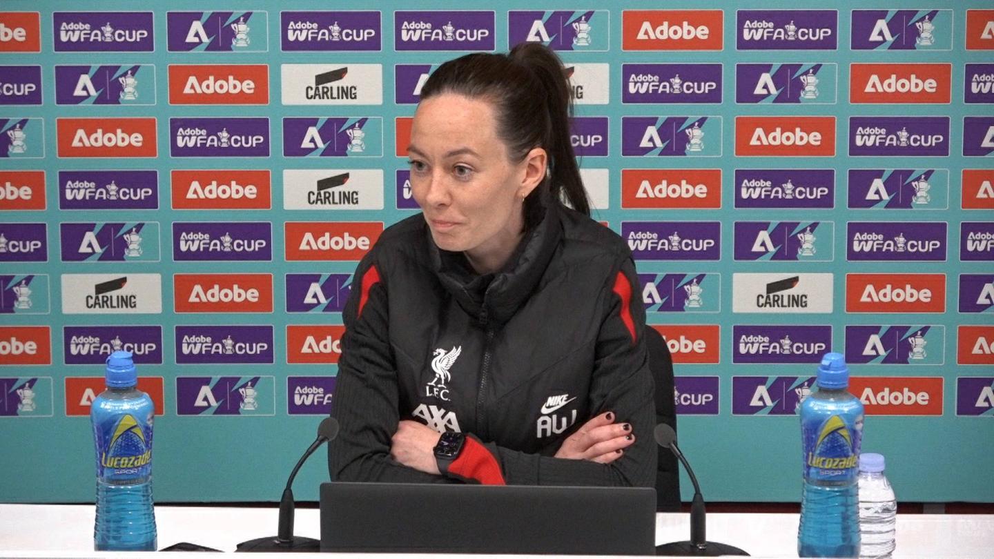 Watch Amber Whiteley's press conference ahead of LFC Women's semi-final ...