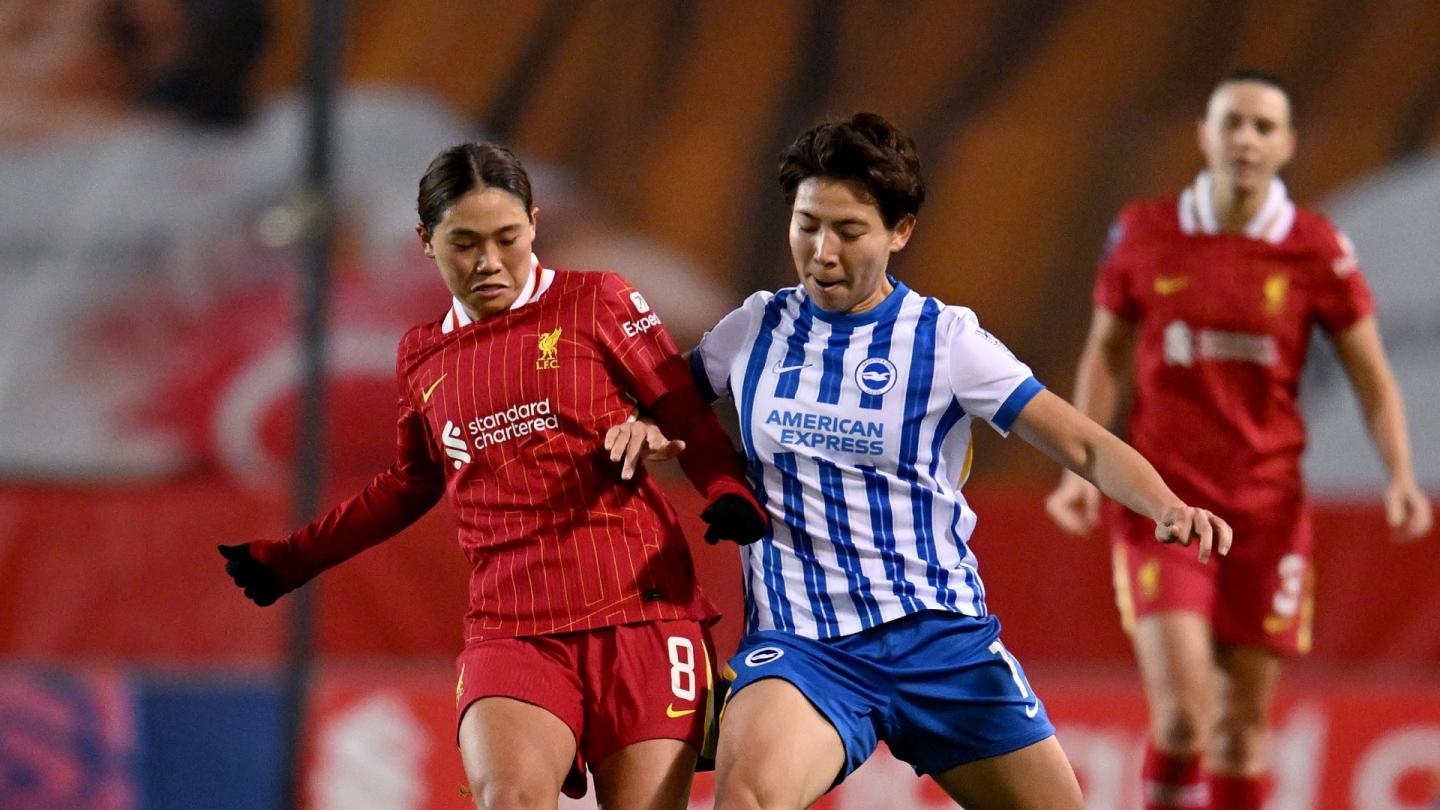 Nine stats to know ahead of Brighton v Liverpool in the WSL - Liverpool FC