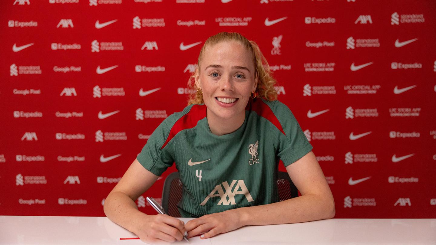 Grace Fisk signs new contract with Liverpool FC Women - Liverpool FC