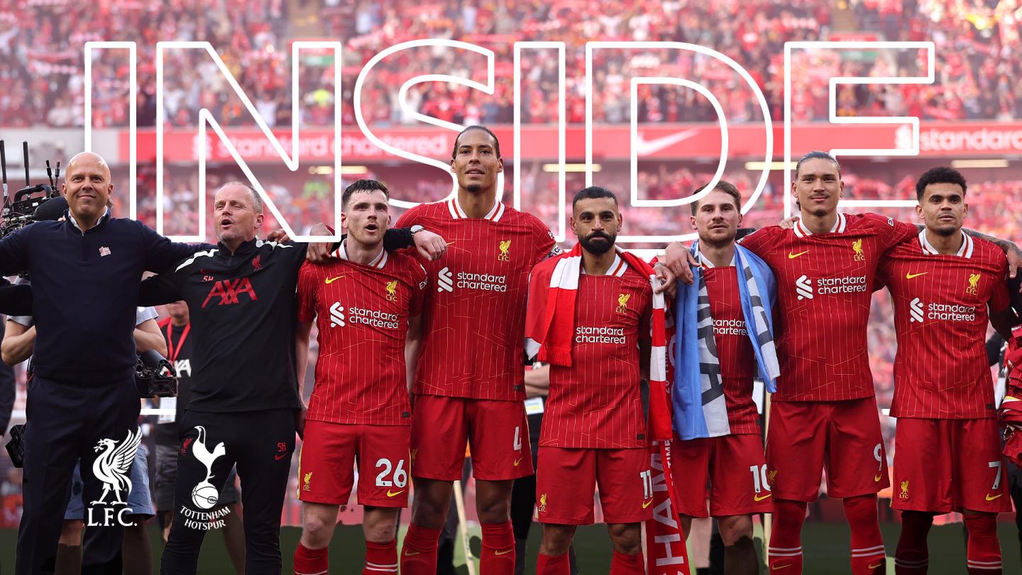 Inside Anfield: The day Liverpool clinched the Premier League title ...
