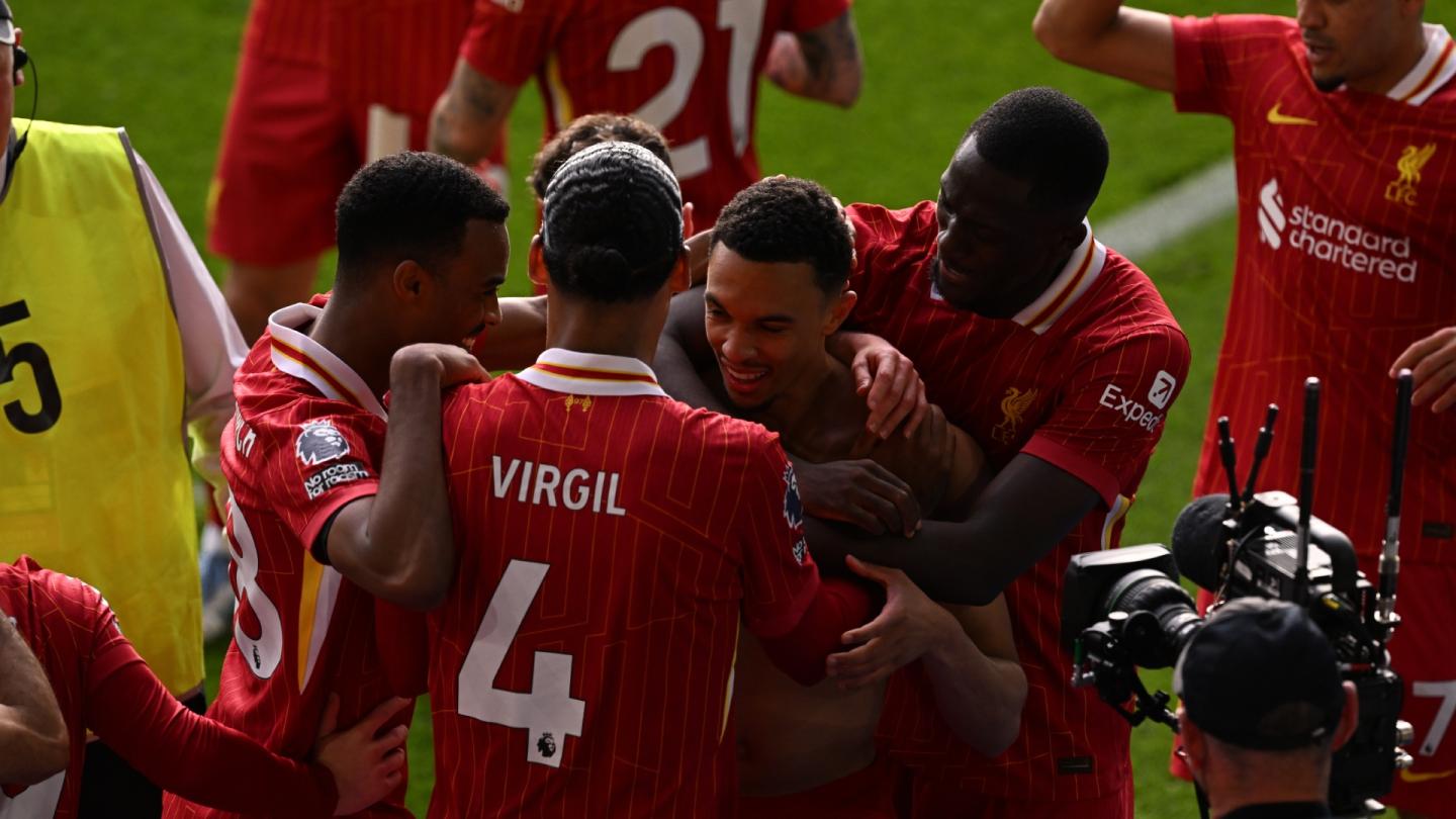 Trent Alexander-Arnold scores winner as Liverpool beat Leicester to ...