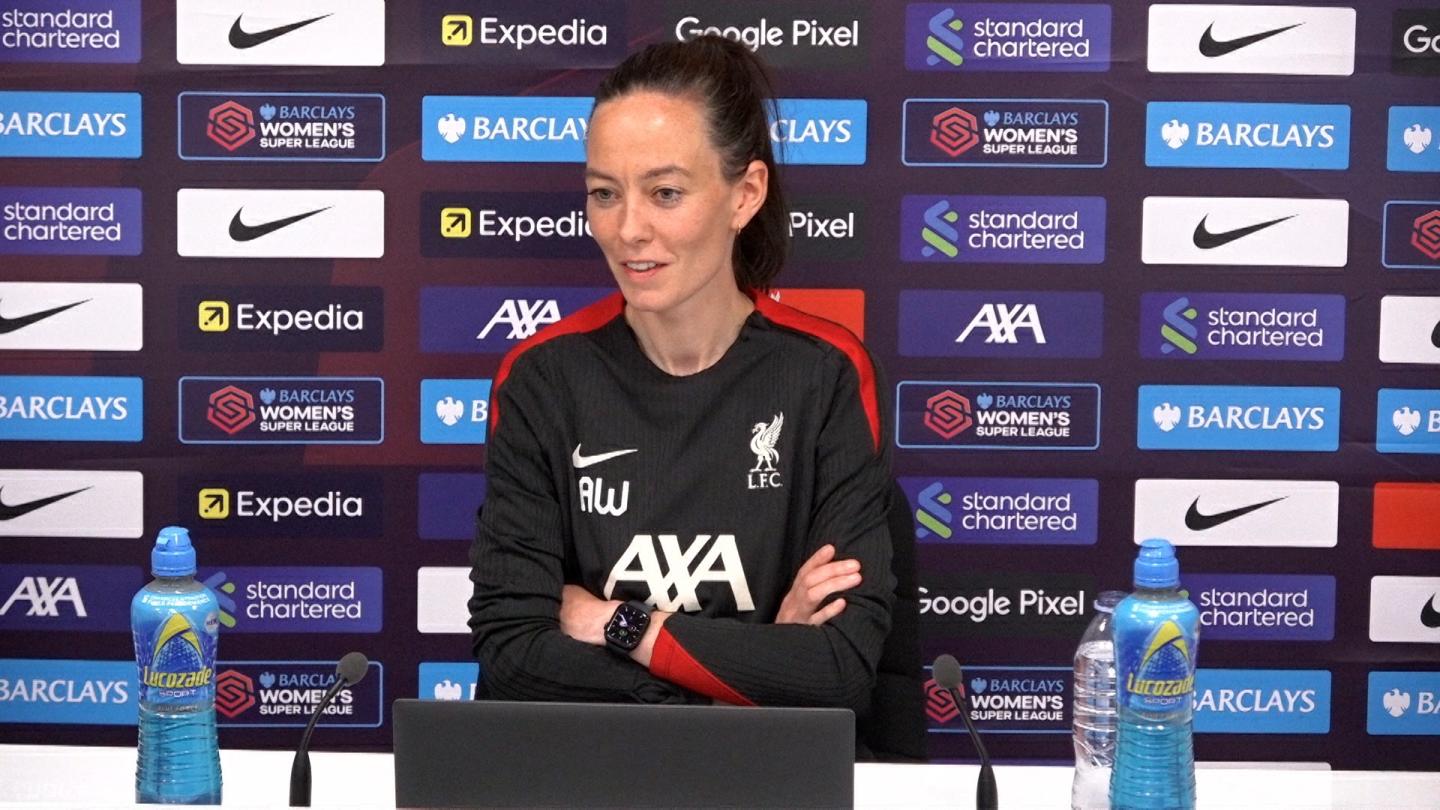 Watch Amber Whiteley's press conference ahead of Anfield Merseyside derby - Liverpool FC