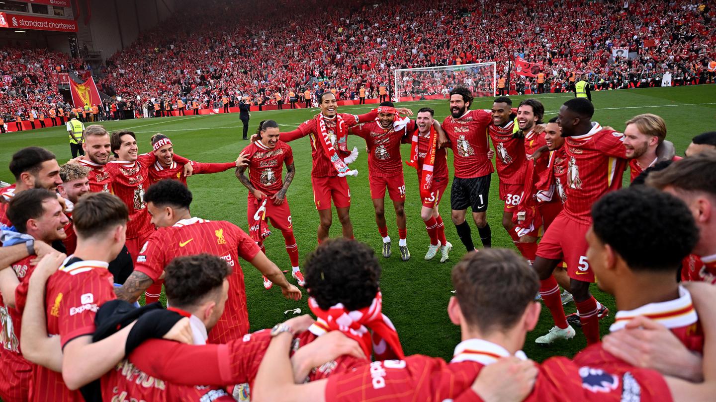 In numbers: 35 facts about Liverpool's Premier League title triumph ...