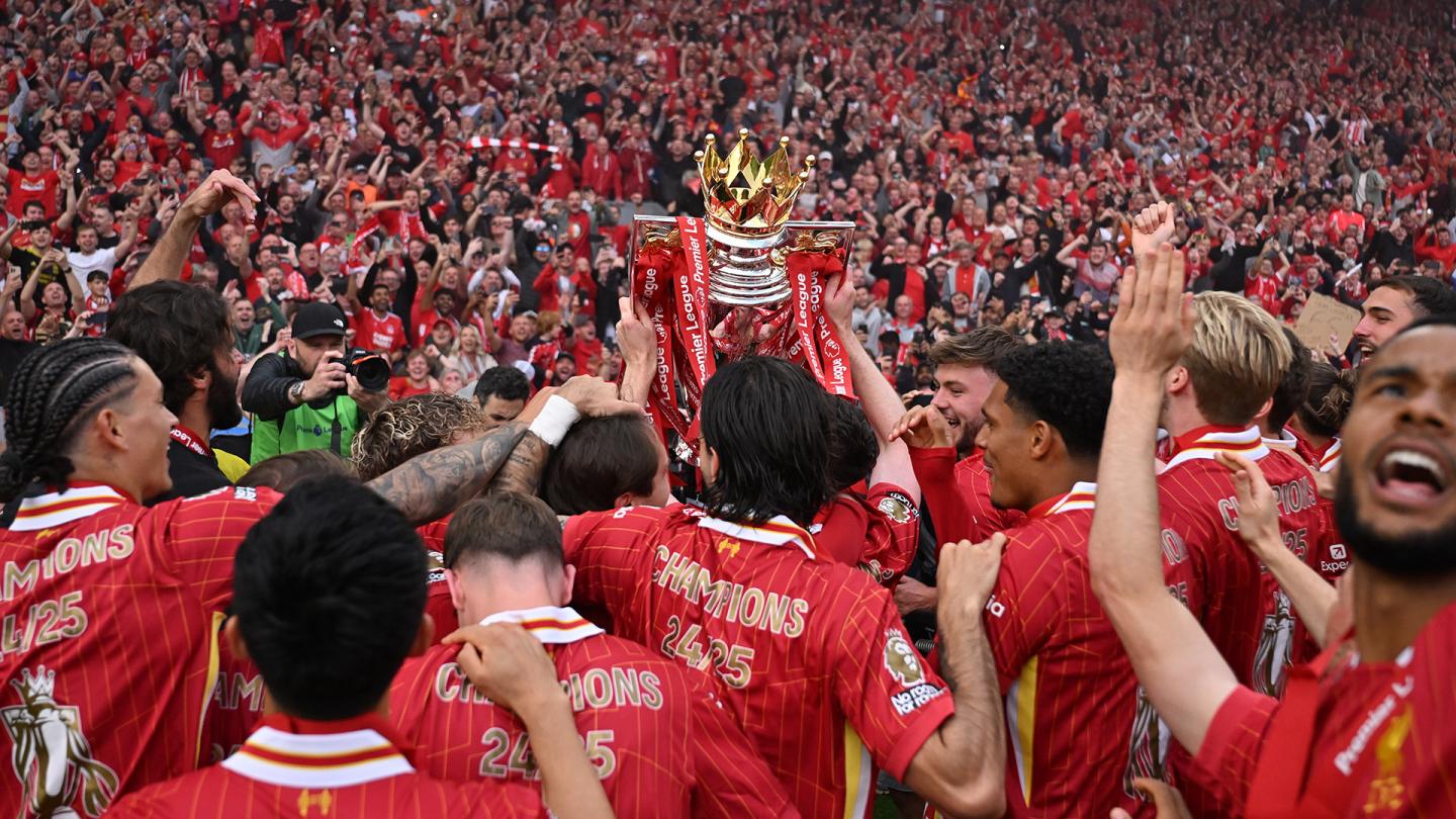 'So, so special' - Liverpool players on emotions of Anfield title ...