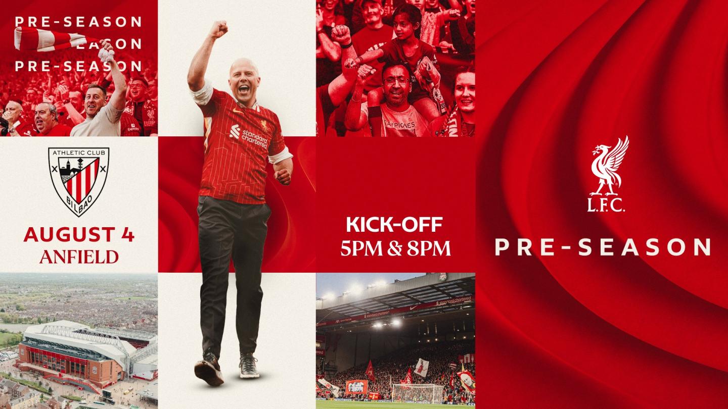 Liverpool to face Athletic Club in pre-season double-header at Anfield ...