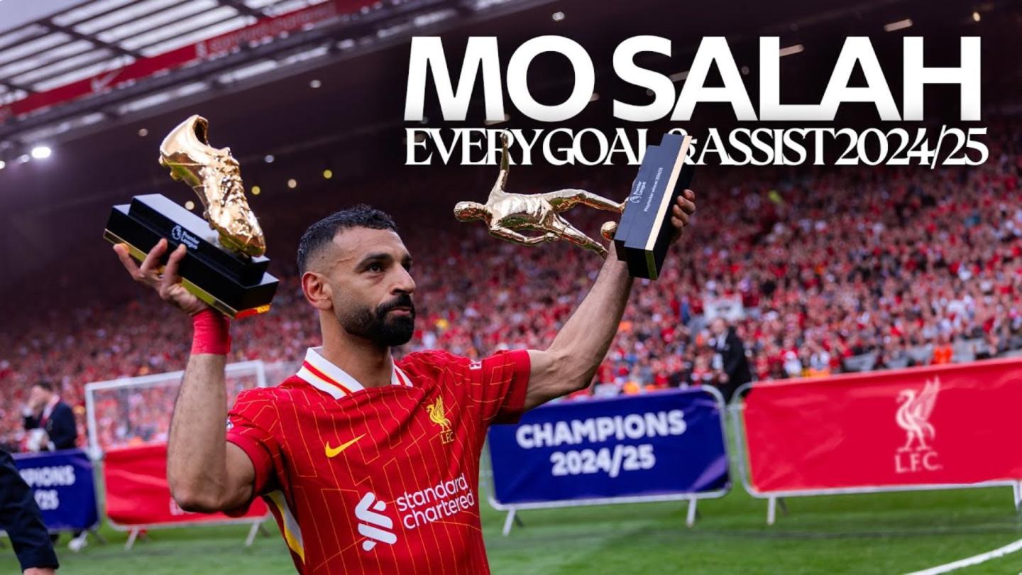 Watch every Mohamed Salah goal and assist from 2024-25 - Liverpool FC