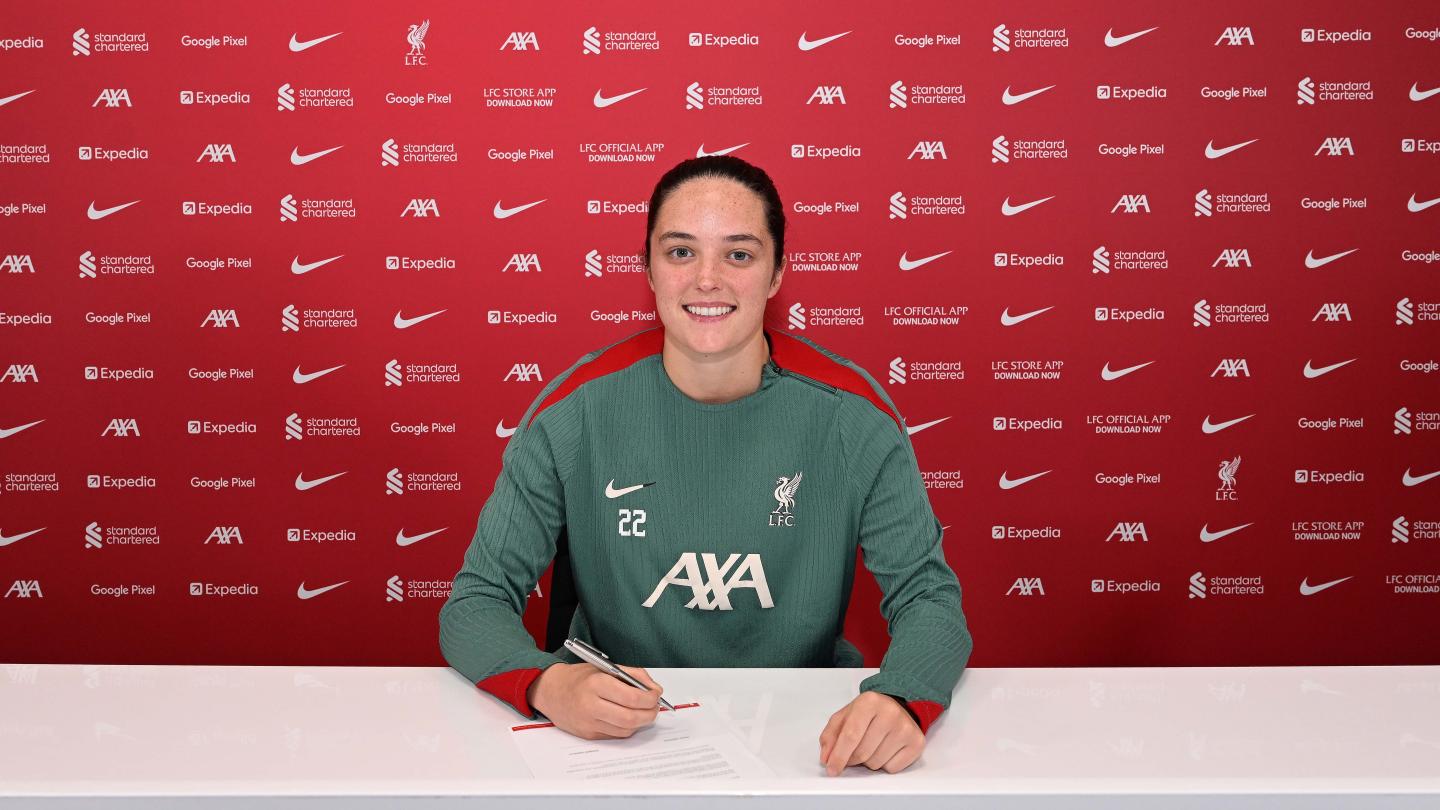 Faye Kirby signs new contract with Liverpool FC Women - Liverpool FC