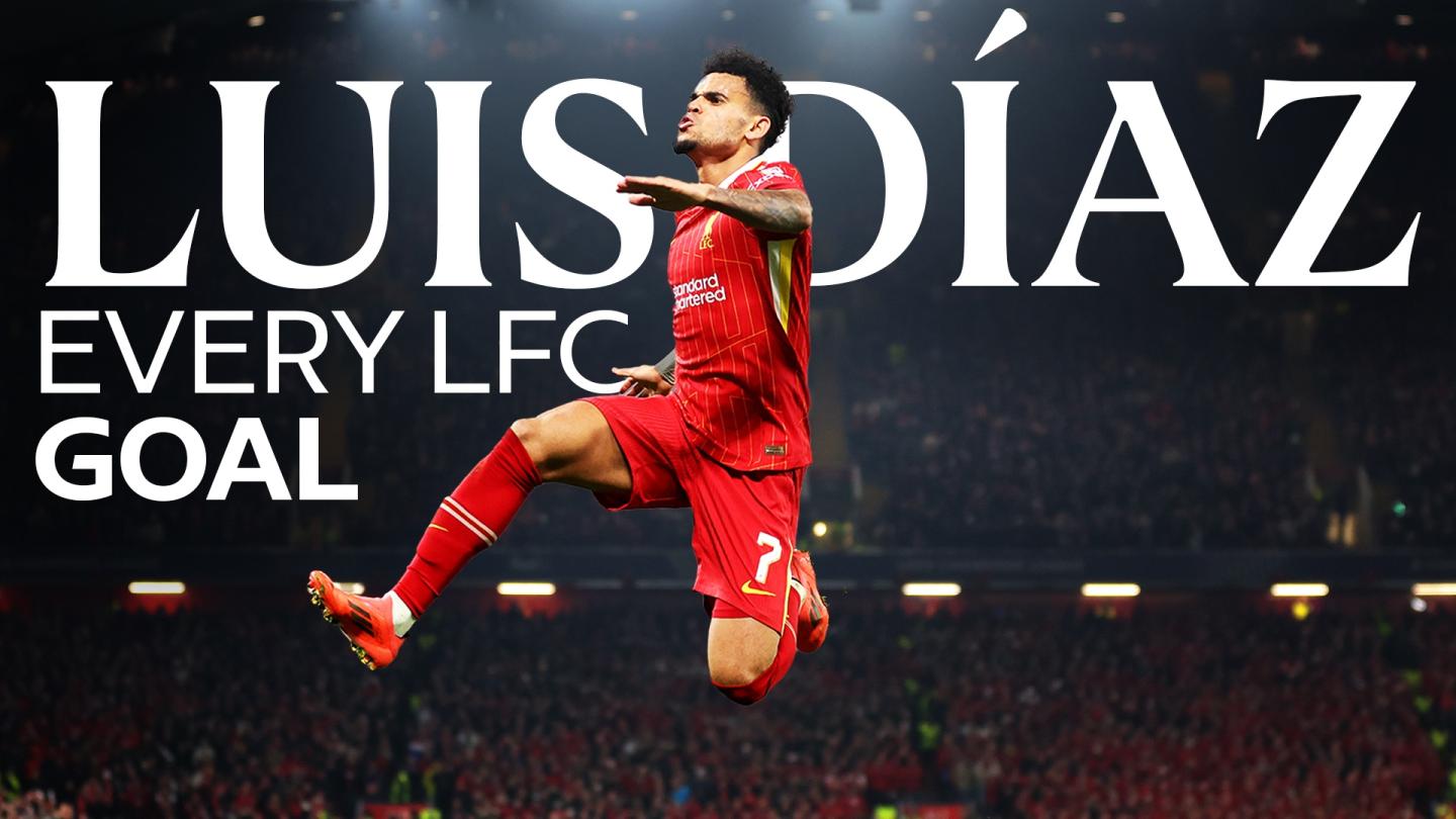 Vea los 41 goles de Luis Diaz con el Liverpool - Liverpool FC