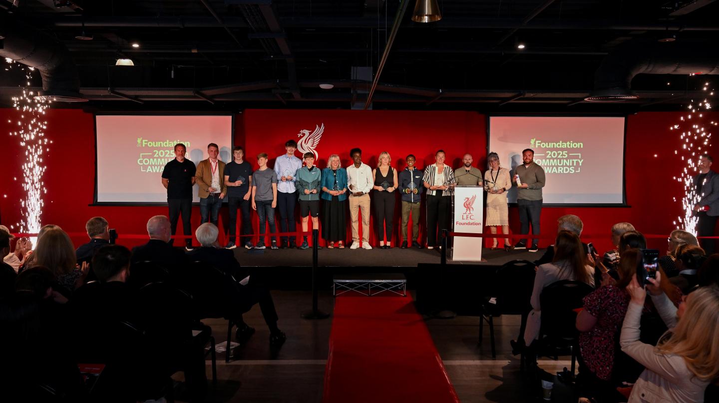 LFC Foundation celebrate heroes at 2025 Community Awards - Liverpool FC