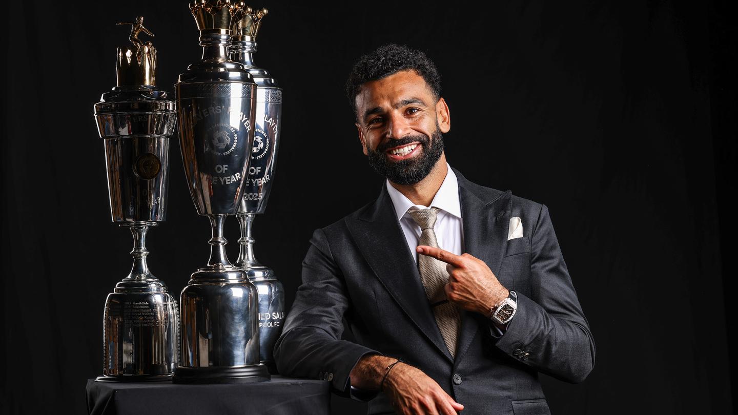 Gallery: Mohamed Salah and his three PFA Player of the Year awards ...