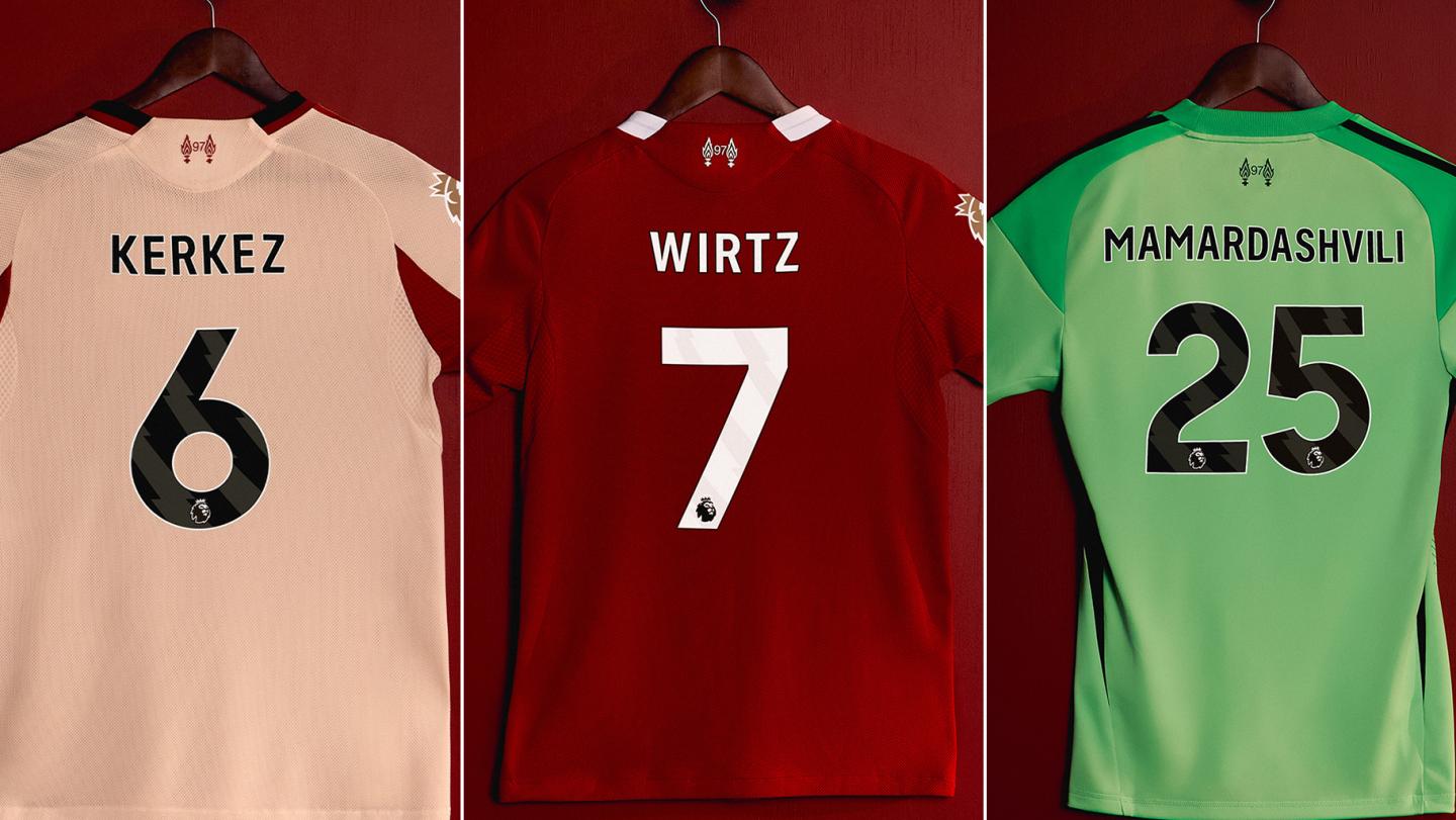 Números do elenco do Liverpool confirmados para 2025-26 - Liverpool FC