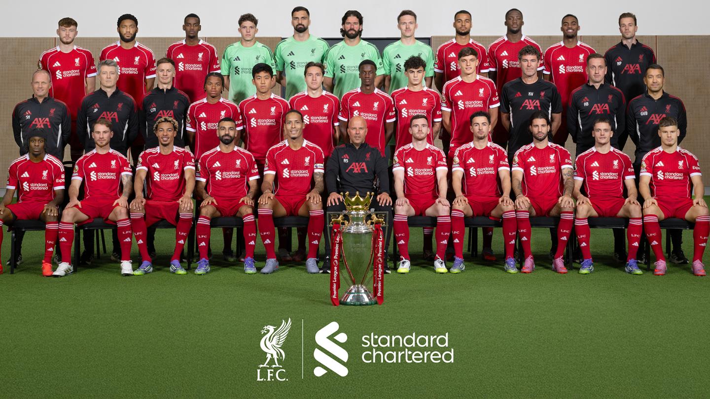 Liverpools Männerkaderfoto 2025-26 veröffentlicht - Liverpool FC