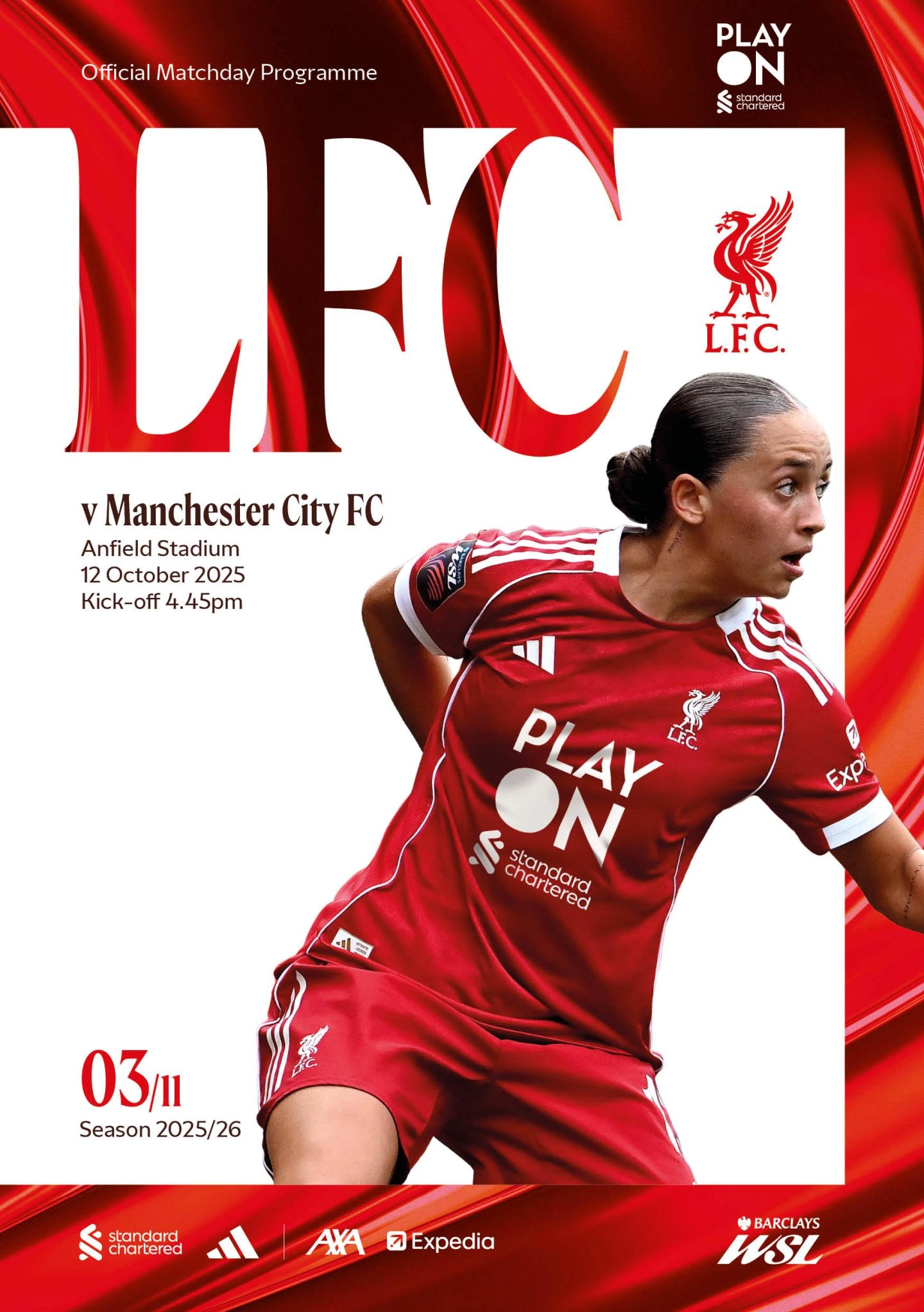 Grab your LFC Women v Manchester City matchday programme - Liverpool FC