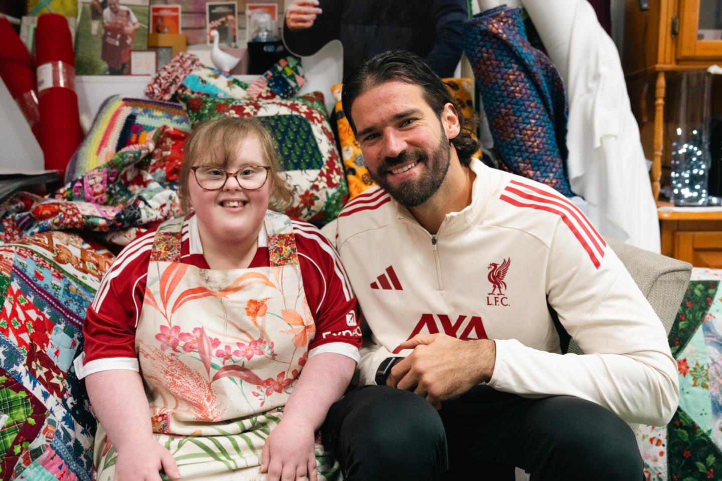 'Best day ever' - Charity work, teaching Alisson and tears on the Kop ...