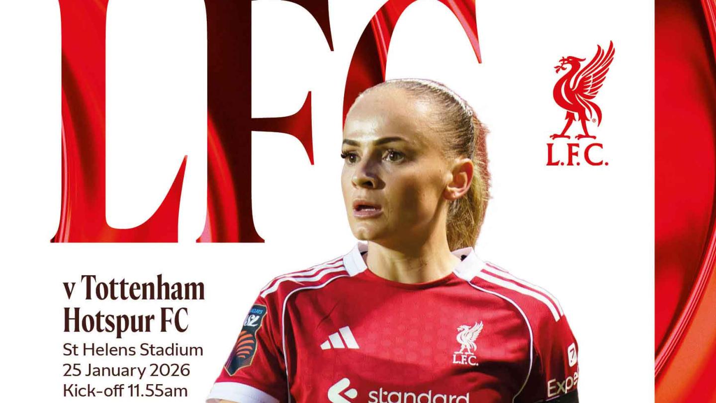 Get your LFC Women v Tottenham matchday programme - Liverpool FC