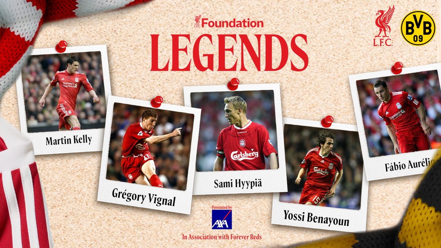 Five more players confirmed for legends charity match at Anfield ...