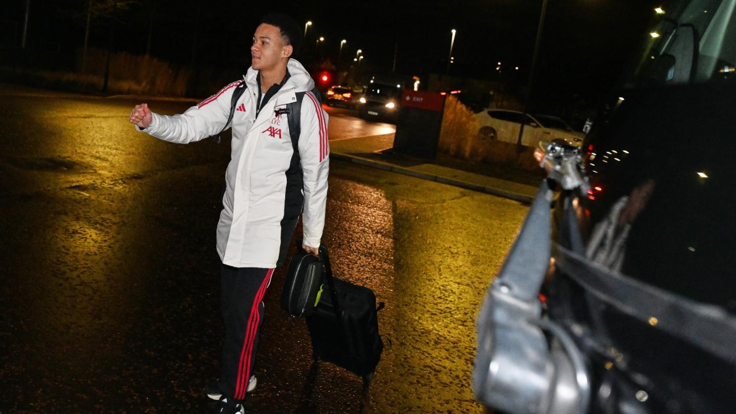 Departure photos: Liverpool U19s set off for UEFA Youth League tie in ...