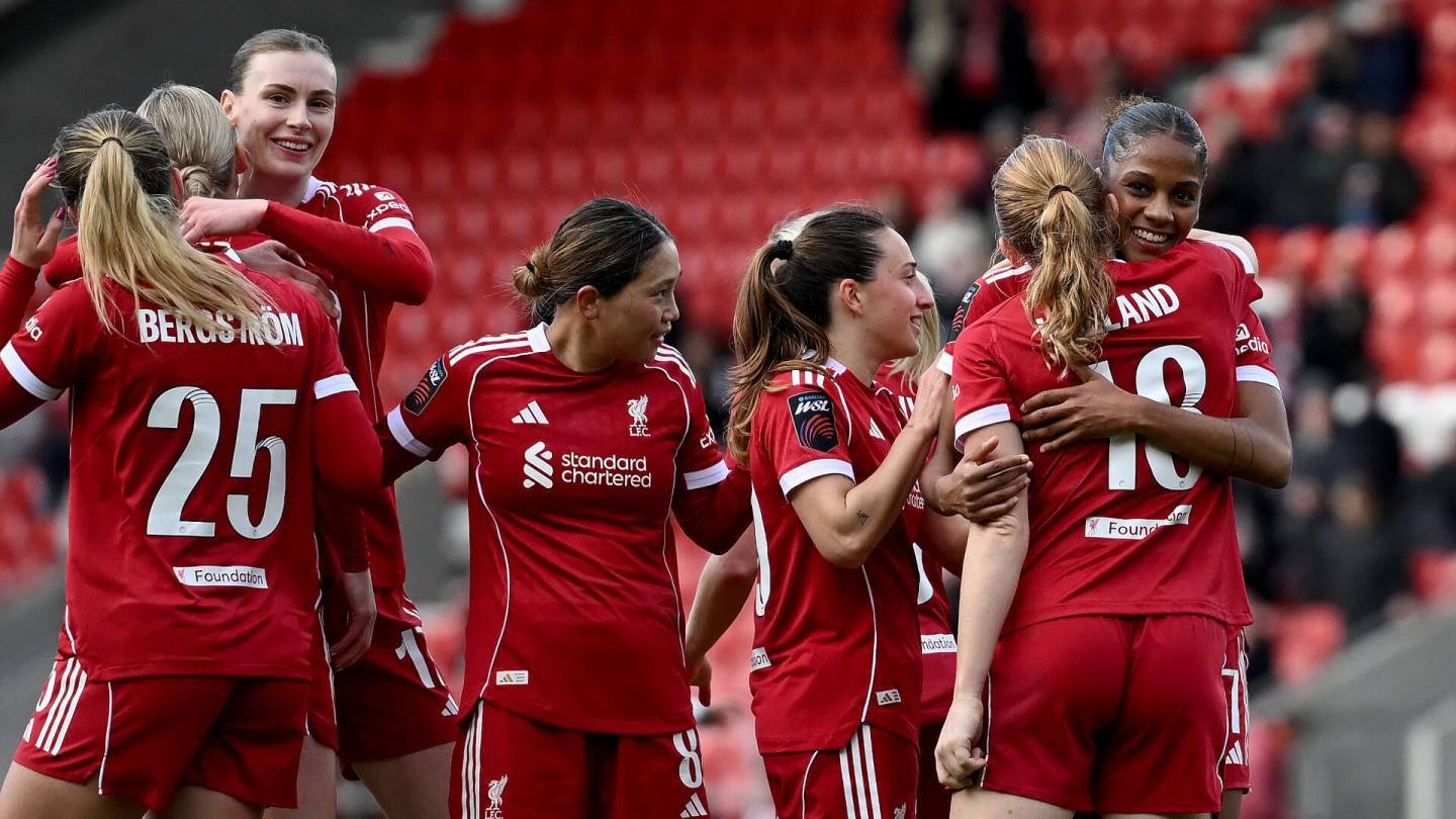 Watch WSL highlights: Liverpool 4-1 Aston Villa - Liverpool FC