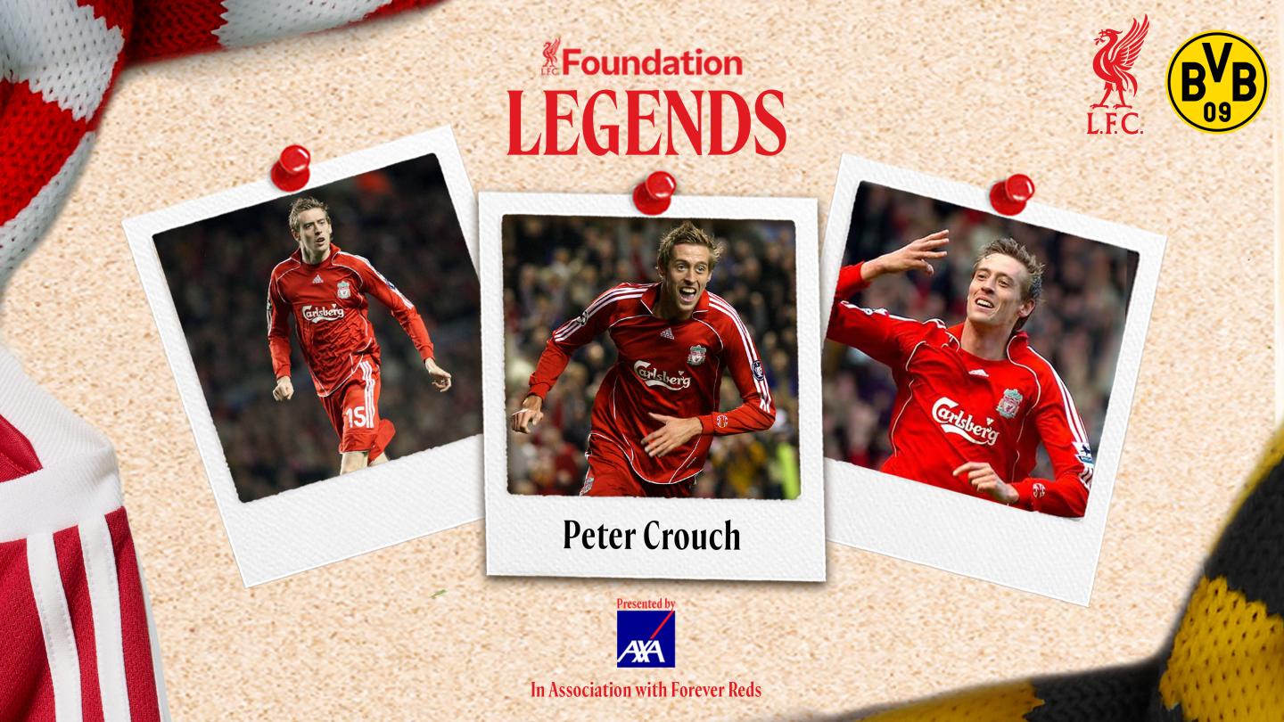 Peter Crouch completa la plantilla de LFC Legends para el partido ...