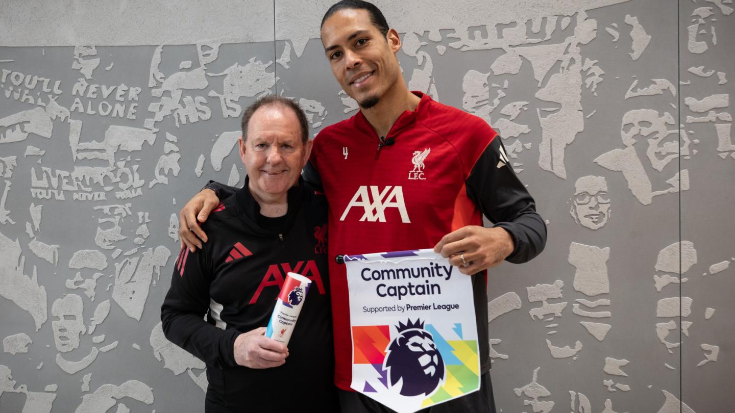 Virgil van Dijk surprises LFC Foundation's Premier League Community ...