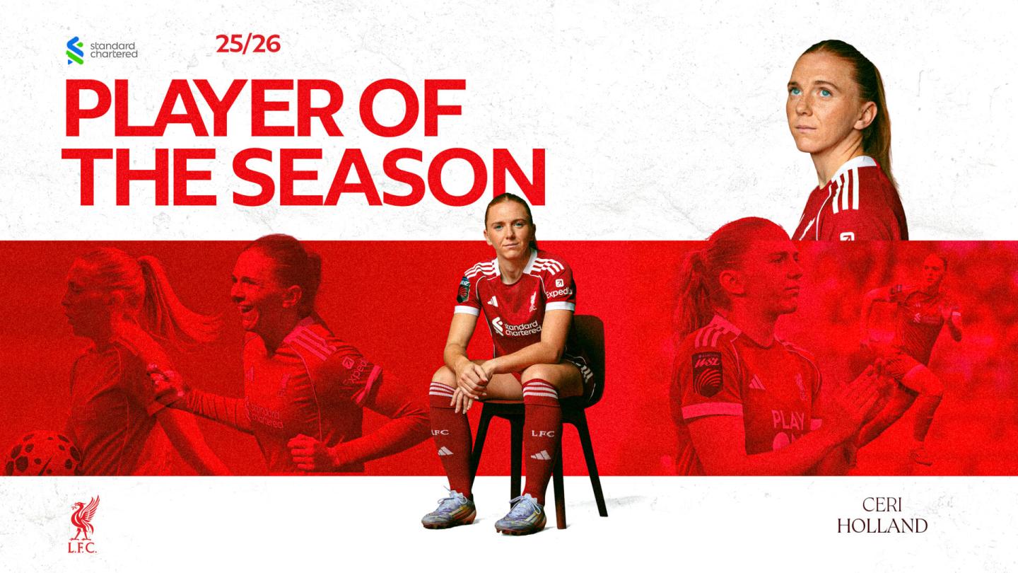 Ceri Holland voted Liverpool FC Women's Player of the Season - Liverpool FC