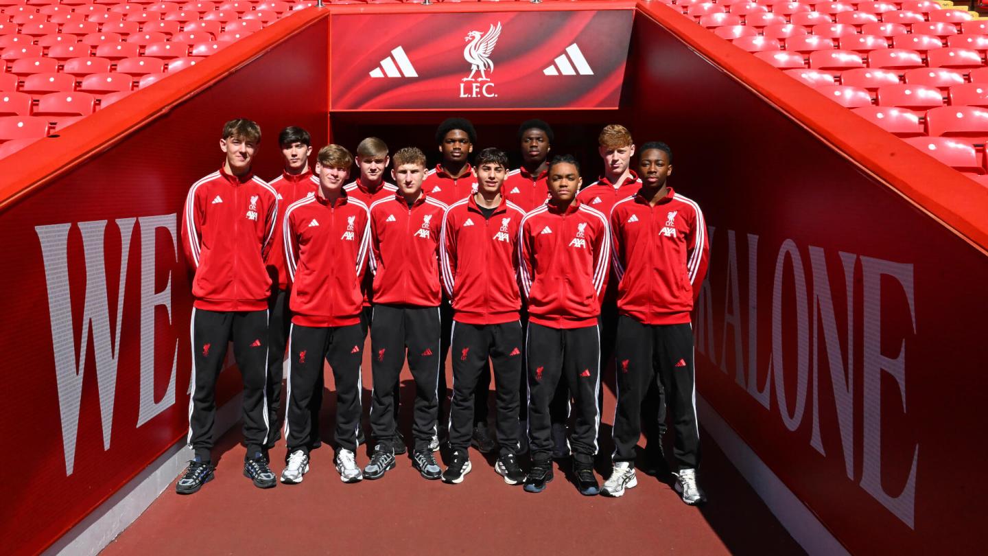 LFC's new first-year scholars enjoy special signing day at Anfield ...