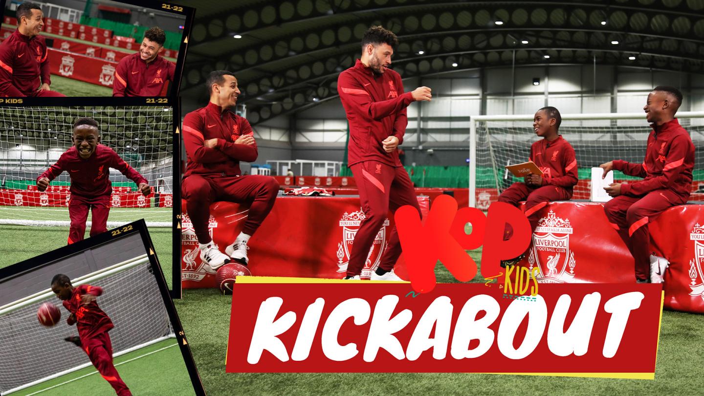 Kop Kids: Thiago and Ox's kickabout with U9s - Liverpool FC