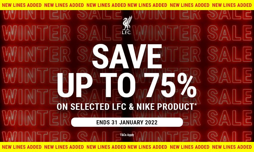 New lines added to LFC Retail Winter Sale - Liverpool FC