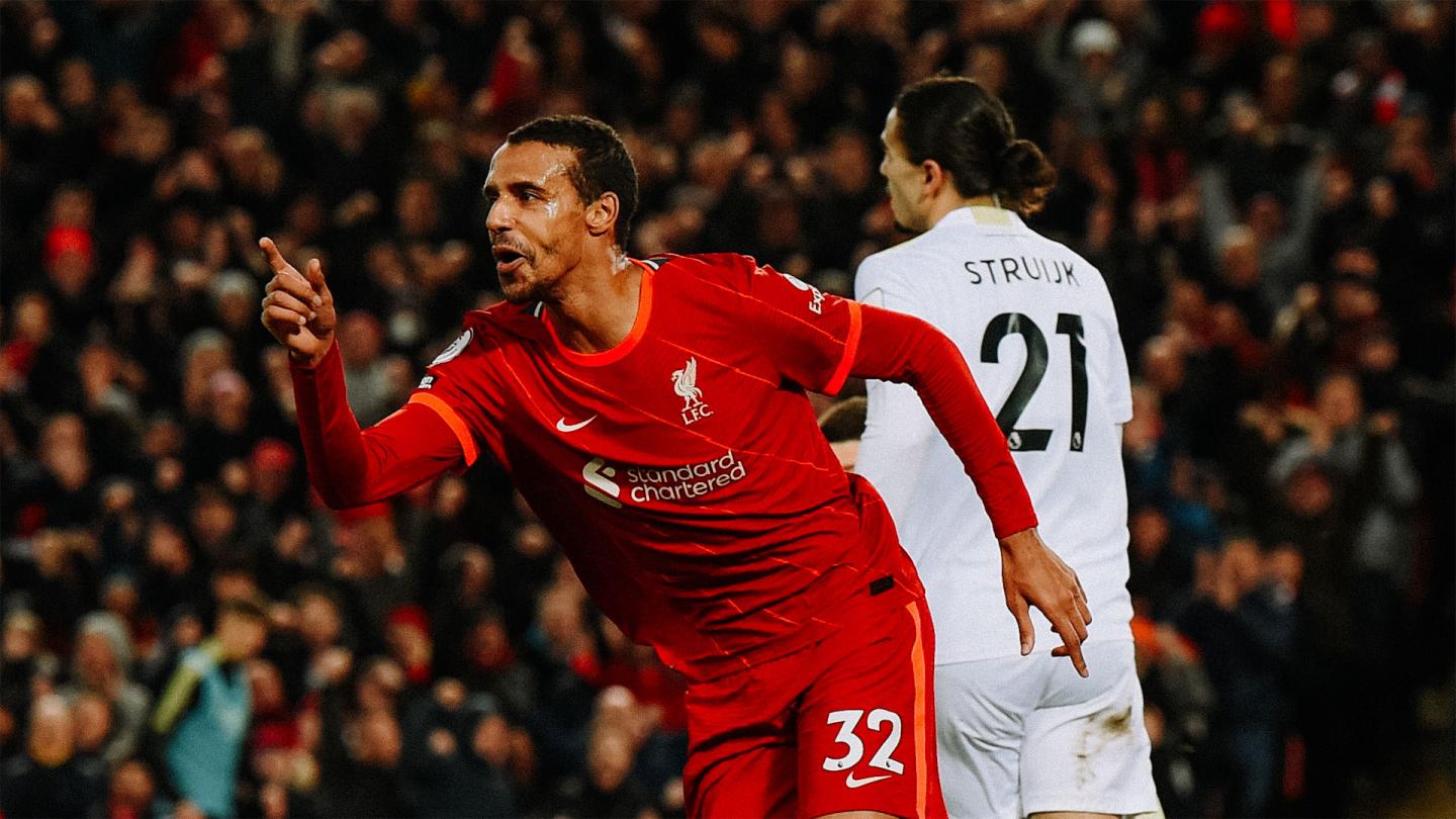 'After a few tries, I finally scored!' - Joel Matip on Anfield goal ...