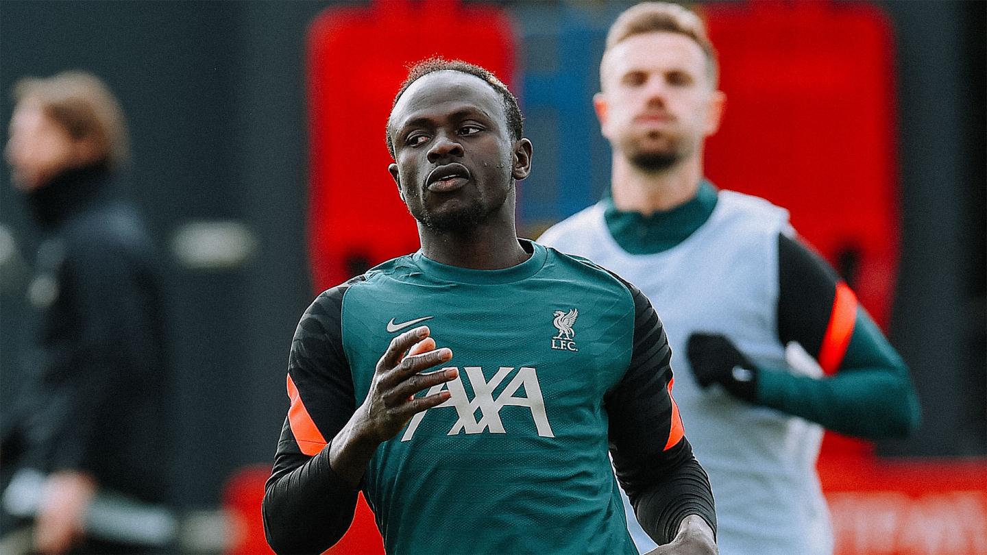 Sadio Mane returns for Friday's workout at AXA Training Centre ...
