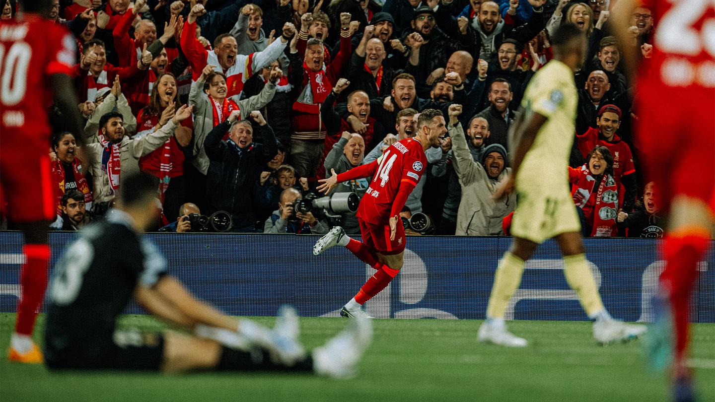 Inside Anfield: Tunnel footage from Liverpool's UCL win over Villarreal ...