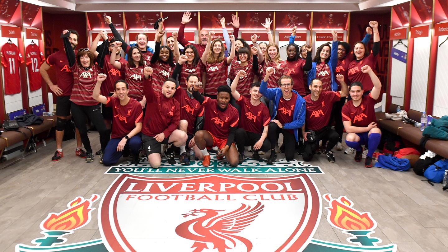 Anfield hosts once-in-a-lifetime experience for AXA Heart in Action ...